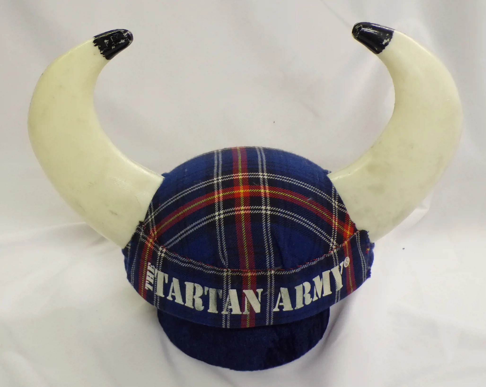 Tartan Army Horned Helmet from the 1998 FIFA World Cup | Scottish ...